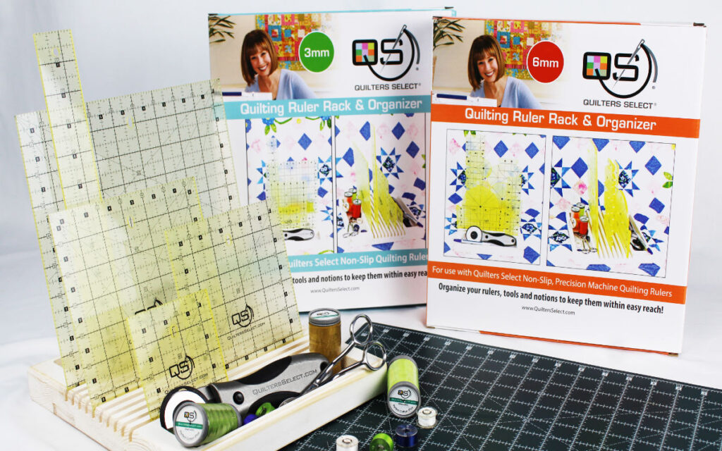 Quilters Select Ruler Rack and Organizer - 3mm slot size - Quilters Select