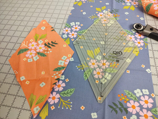 Quilters Select 60 Degree Diamond Non-Slip Ruler - 12.5" length ...