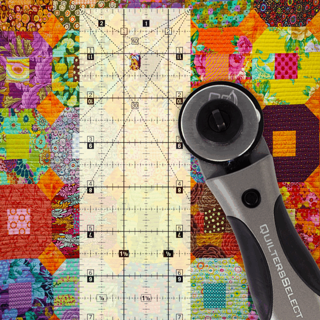 Quilters Select Non-Slip Ruler - 2.5" x 12" - Quilters Select