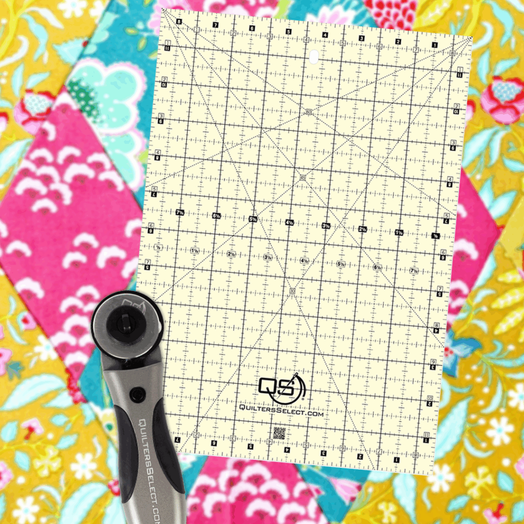 Quilters Select Non-Slip Ruler - 8.5" x 12" - Quilters Select