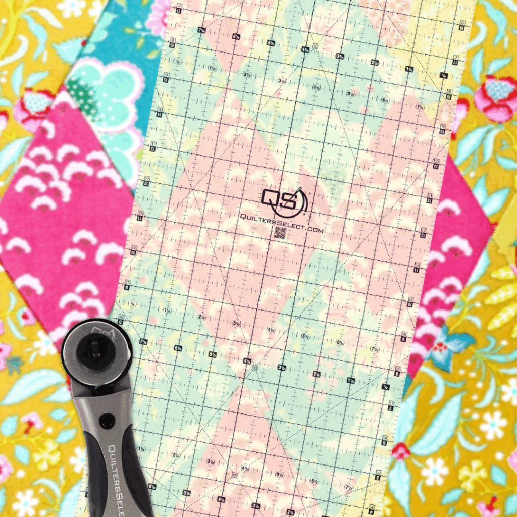 Quilters Select Non-Slip Ruler - 8.5" x 24" - Quilters Select